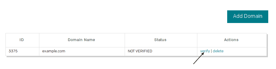 How do I verify my domain? - Mail250 - An AI driven Email Delivery Solution